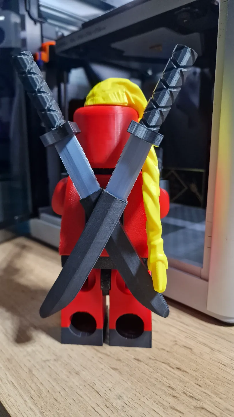 LADY DEADPOOL BICK BRICK Figure Männchen Marvel Remixed by 3DMetalCave ...
