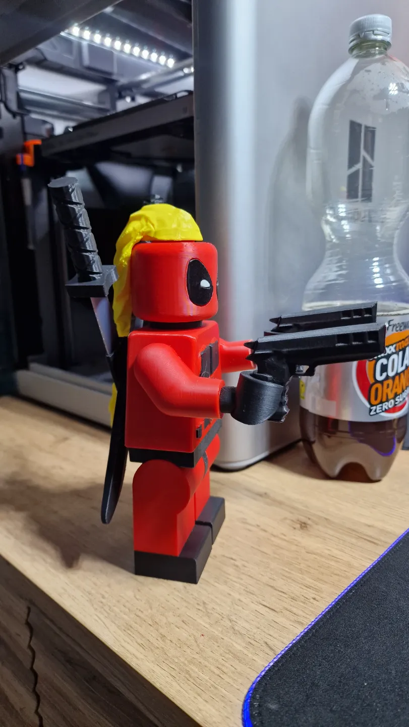 LADY DEADPOOL BICK BRICK Figure Männchen Marvel Remixed by 3DMetalCave ...