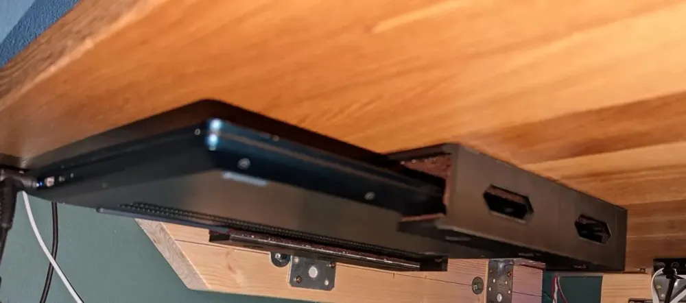 Laptop under desk mount by hannes23 - MakerWorld