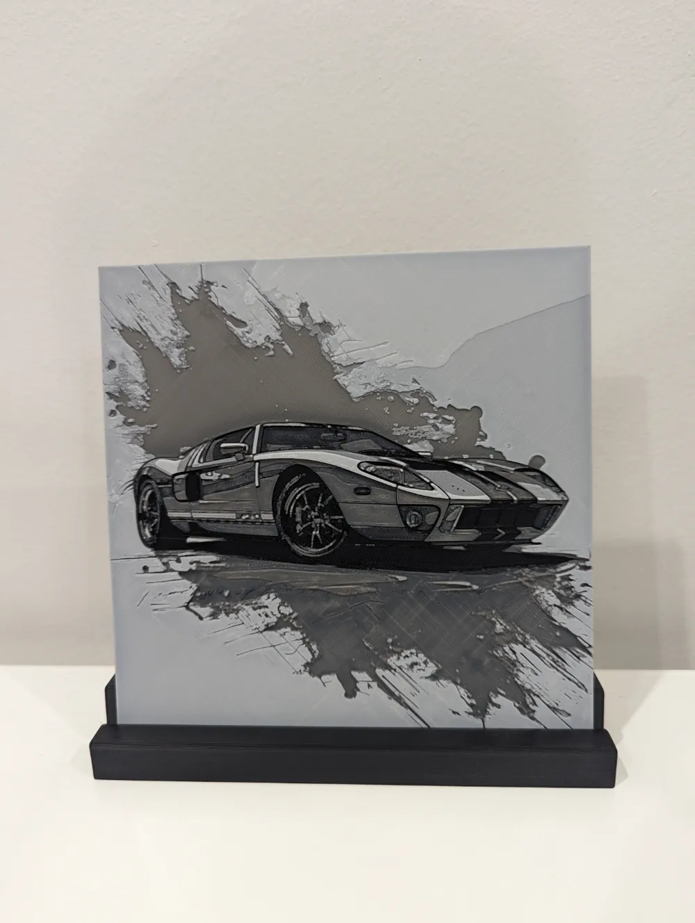 Ford GT - AI Generated - HueForge by AyAyRon - MakerWorld