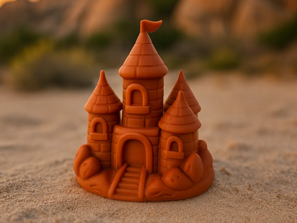 Magic Castle of the Little Dragon Knights - Free 3D Print Model ...