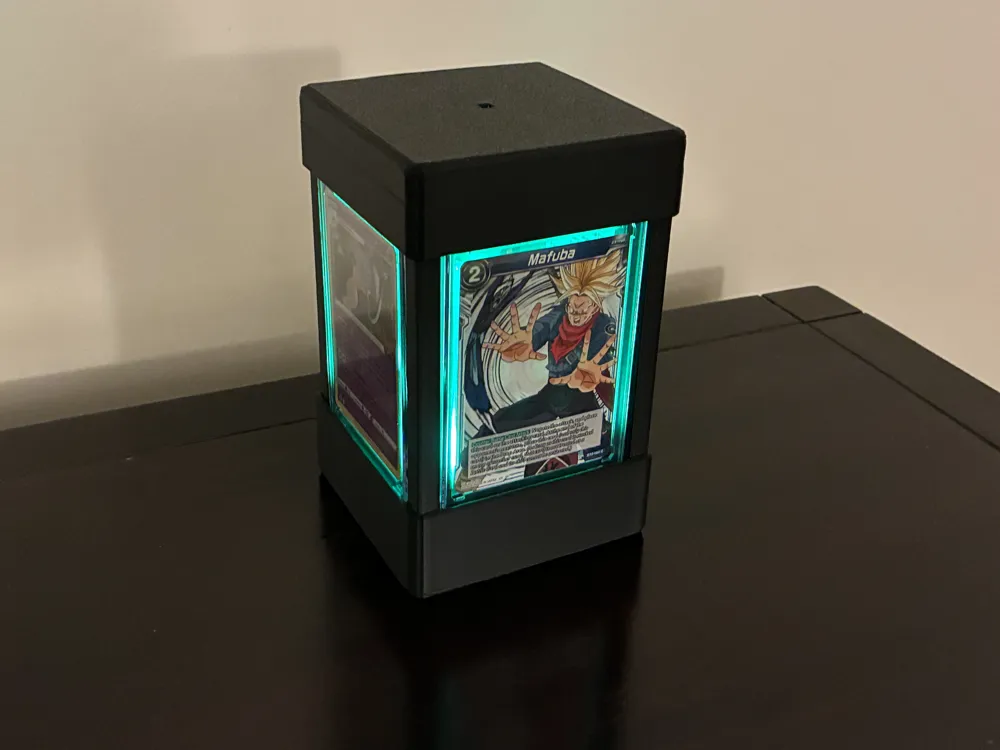 4 Card One Touch Color Changing Light Display - Free 3D Print Model ...