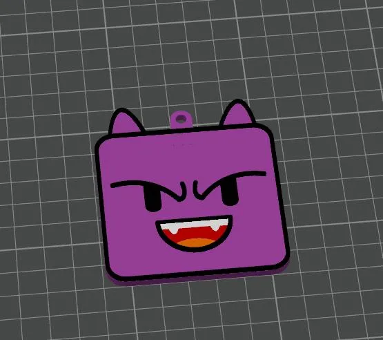 Devil emoji keychain by Docean - MakerWorld