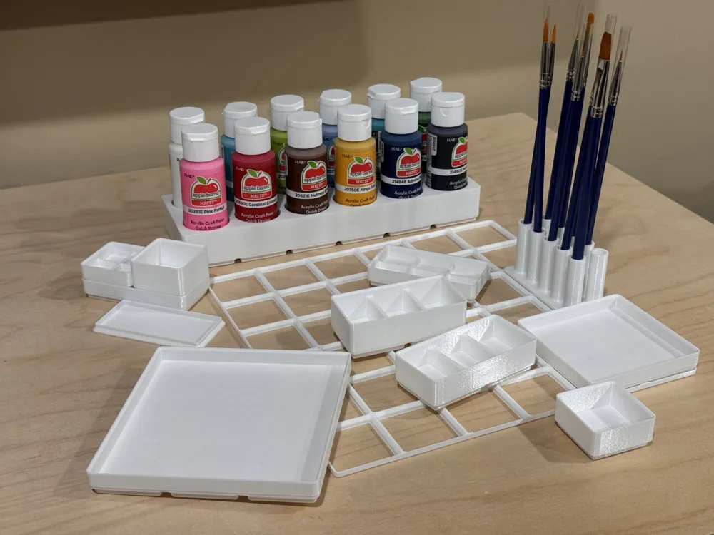 Gridfinity Paint Palette – Modular & Stackable by Michael Mason ...