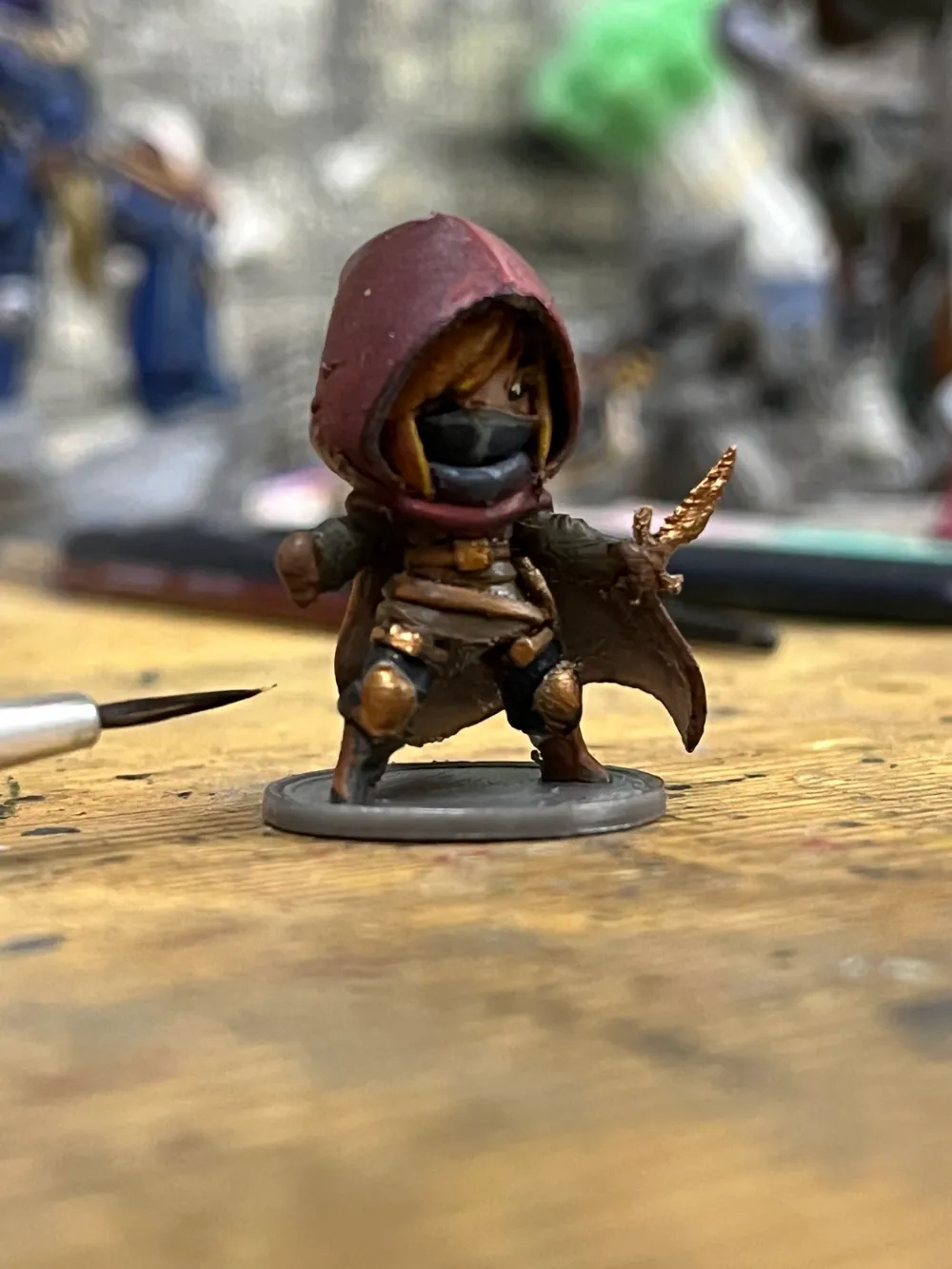 Halfling Rogue 32mm STL Miniature for D&D Female - Free 3D Print Model ...