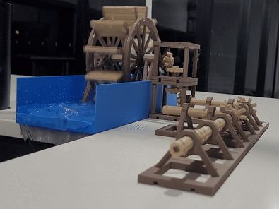 Timberborn Water Wheel - Free 3D Print Model - MakerWorld