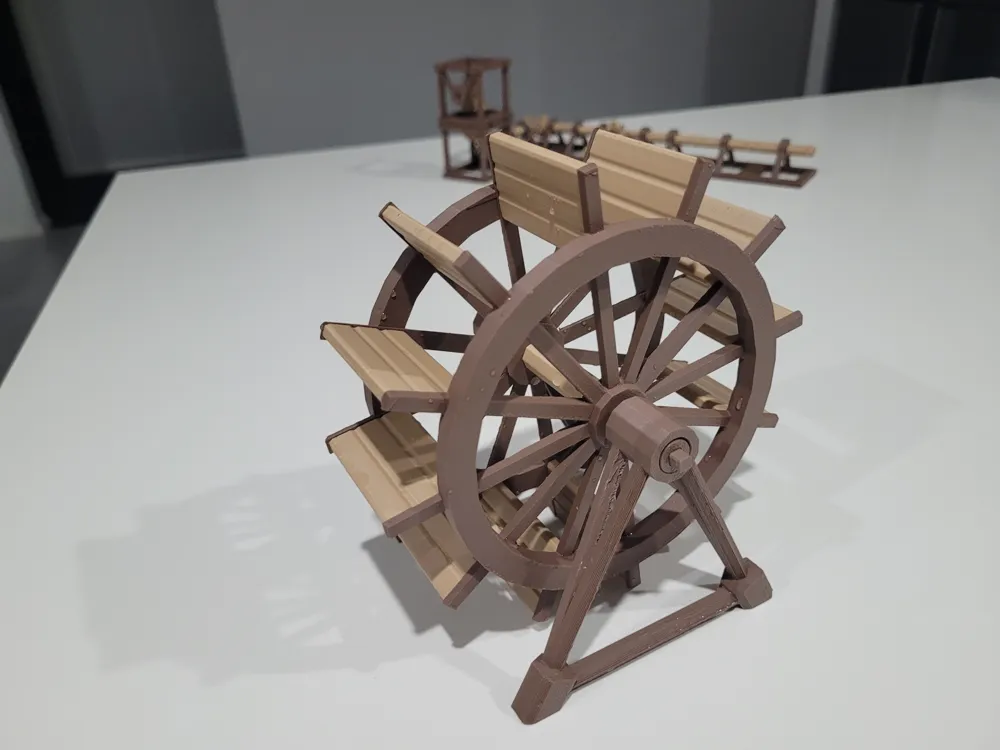 Timberborn Water Wheel by Agent Harm MakerWorld: Download Free 3D Models