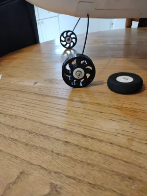 rc airplane wheel chock by Lowpassrc - MakerWorld