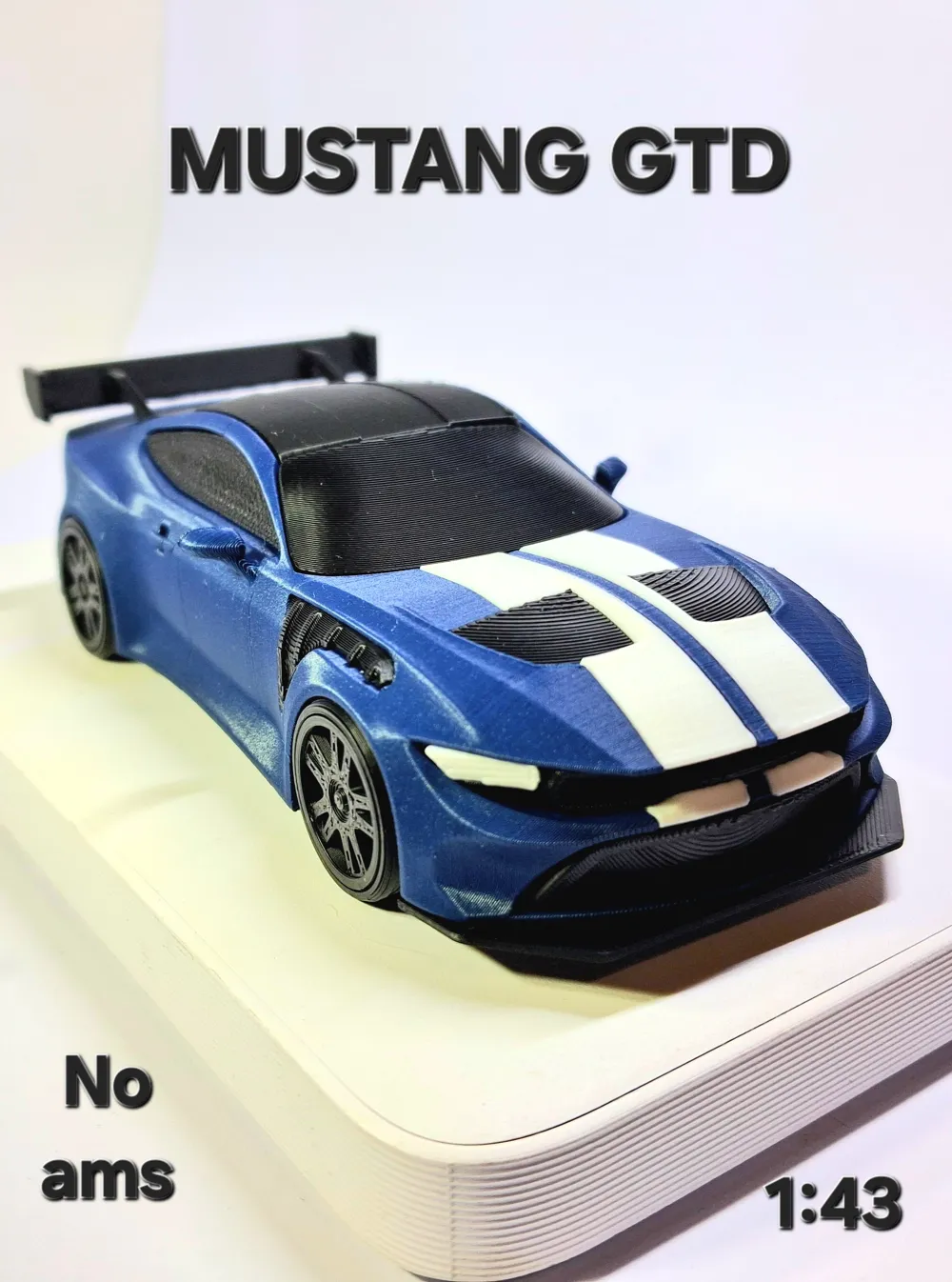 MUSTANG GTD SCALE MODEL KIT - Free 3D Print Model - MakerWorld