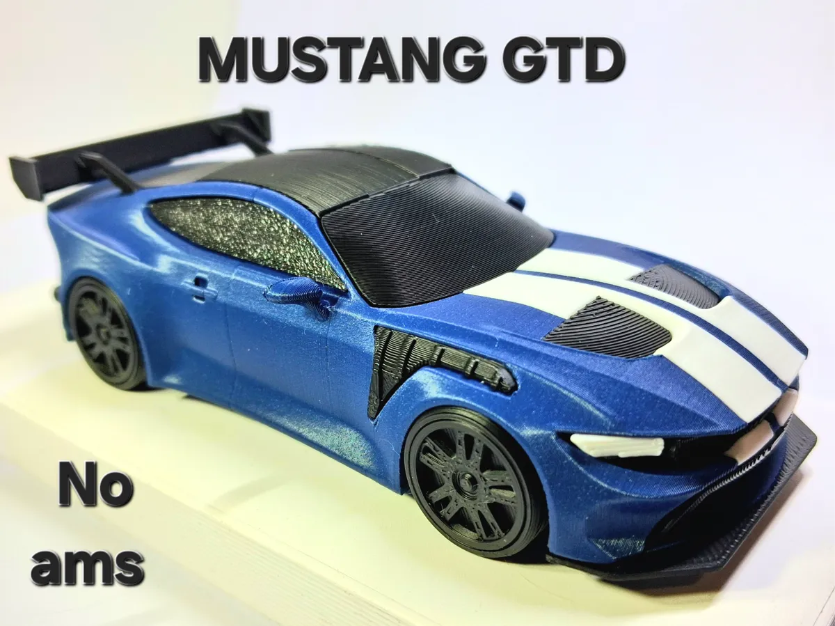 MUSTANG GTD SCALE MODEL KIT - Free 3D Print Model - MakerWorld