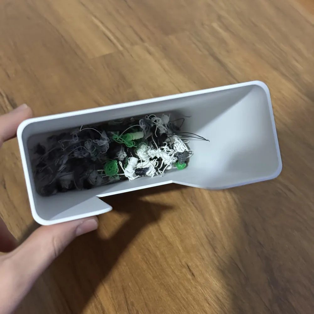 Slim Poop Chute - Scrap Collector for P1P P1S X1C - Free 3D Print Model ...