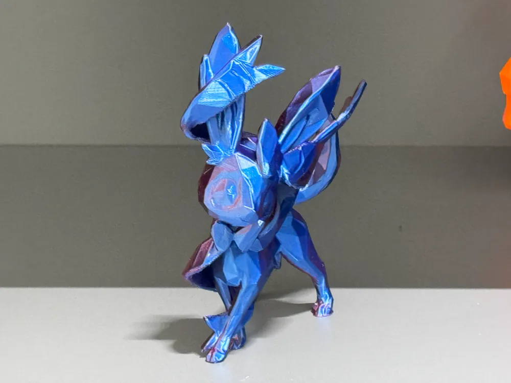 Pokemon Low Poly Sylveon - Free 3D Print Model - MakerWorld