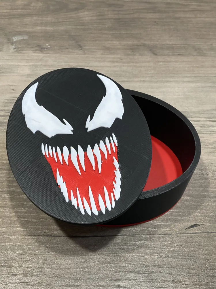 Venom Trinket Box - Free 3D Print Model - MakerWorld