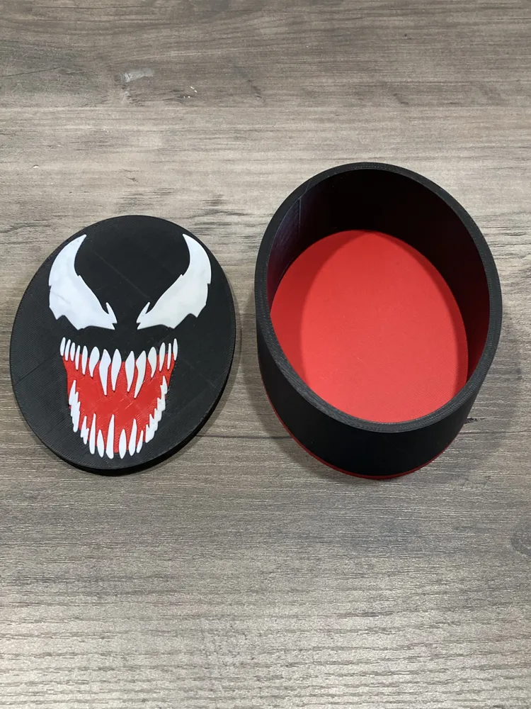 Venom Trinket Box - Free 3D Print Model - MakerWorld