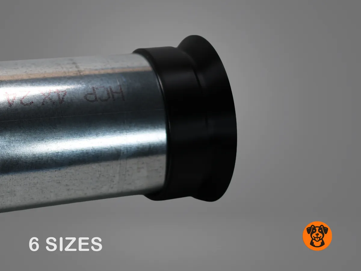 DustDog Pipe Flange - Snap Lock Pipe V2 - Free 3D Print Model - MakerWorld
