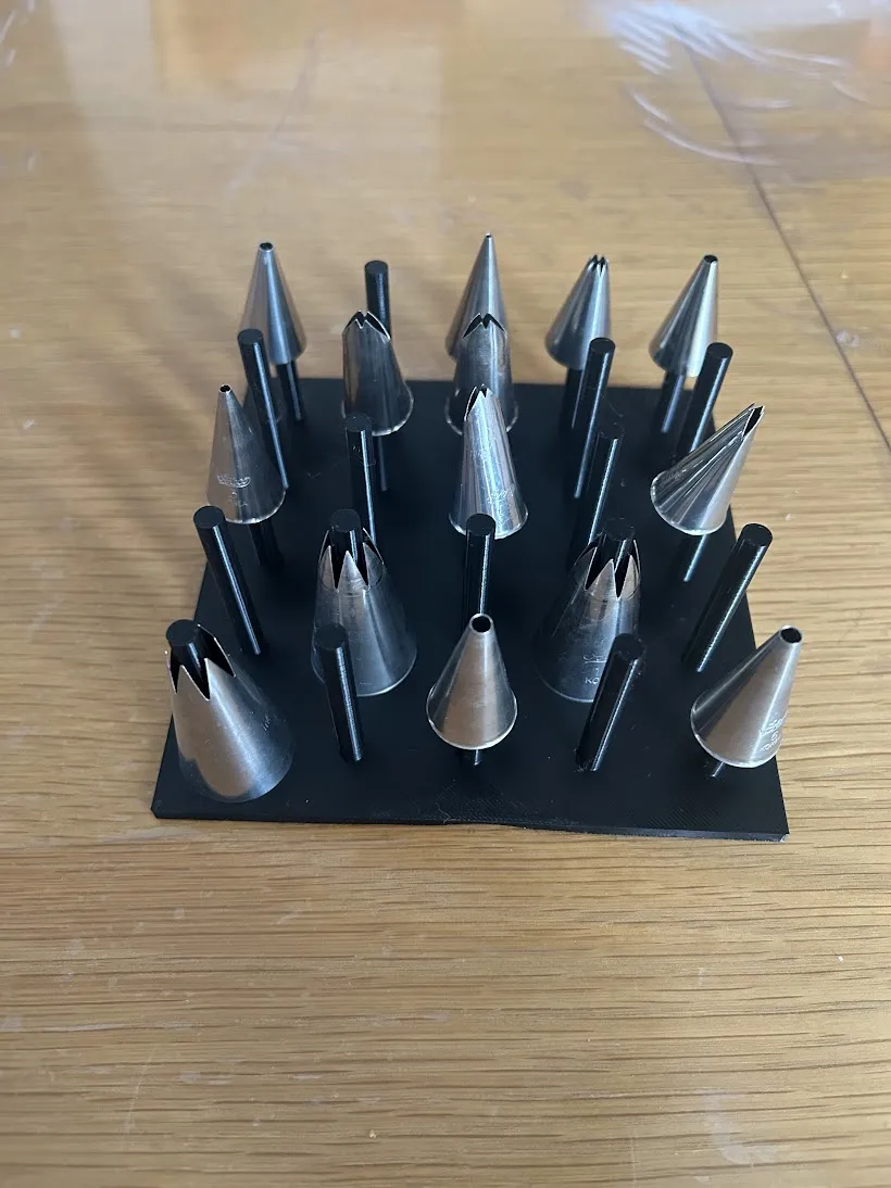 Piping tip storage - Free 3D Print Model - MakerWorld