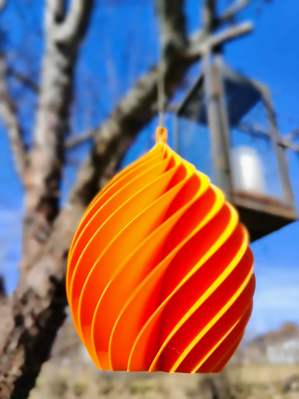 Wind spinner - Twisted cone - Free 3D Print Model - MakerWorld