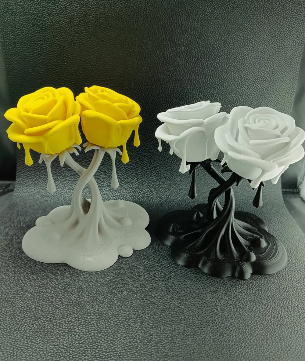Melting Love Rose – Valentine’s Day - no AMS - Free 3D Print Model ...