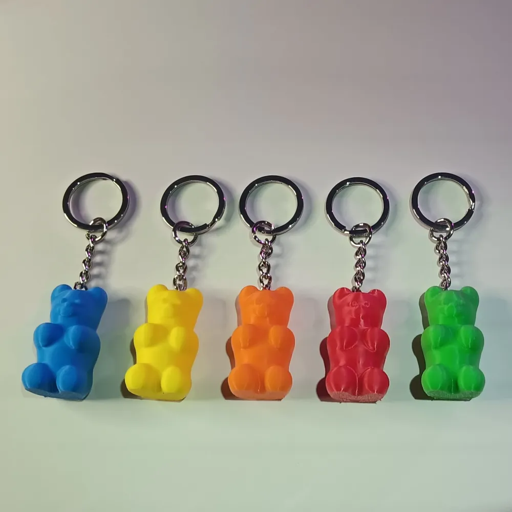 Gummy bear (keychain/decor) - Free 3D Print Model - MakerWorld