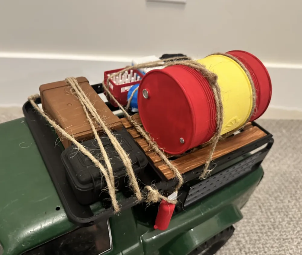 Traxxas Trx4 Sport rock crawler Roof rack by Lion RC 3D Designs ...