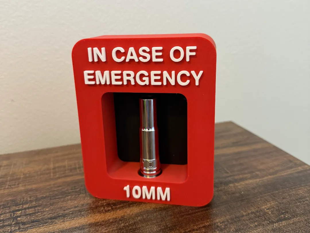 In case of emergency 10mm socket - Free 3D Print Model - MakerWorld