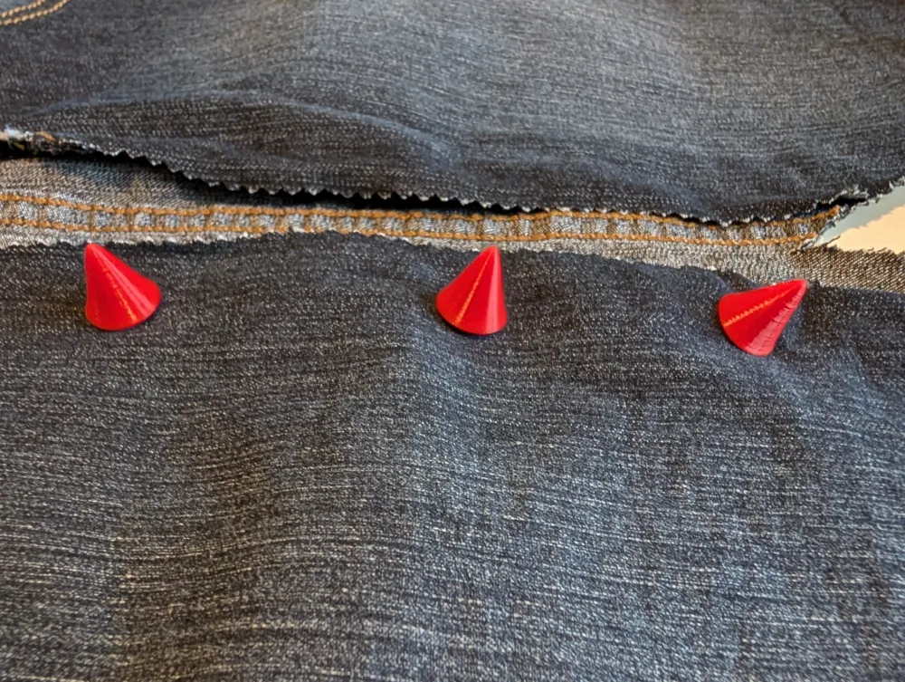 Spikes / Studs for cloth / clothing by Freya MakerWorld: Download Free ...