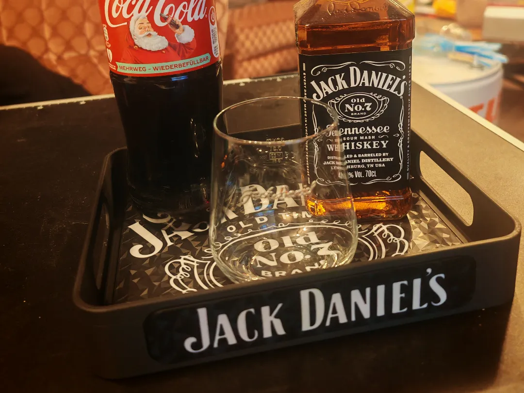 Jack Daniels Bar Tablet Tray - Free 3D Print Model - MakerWorld