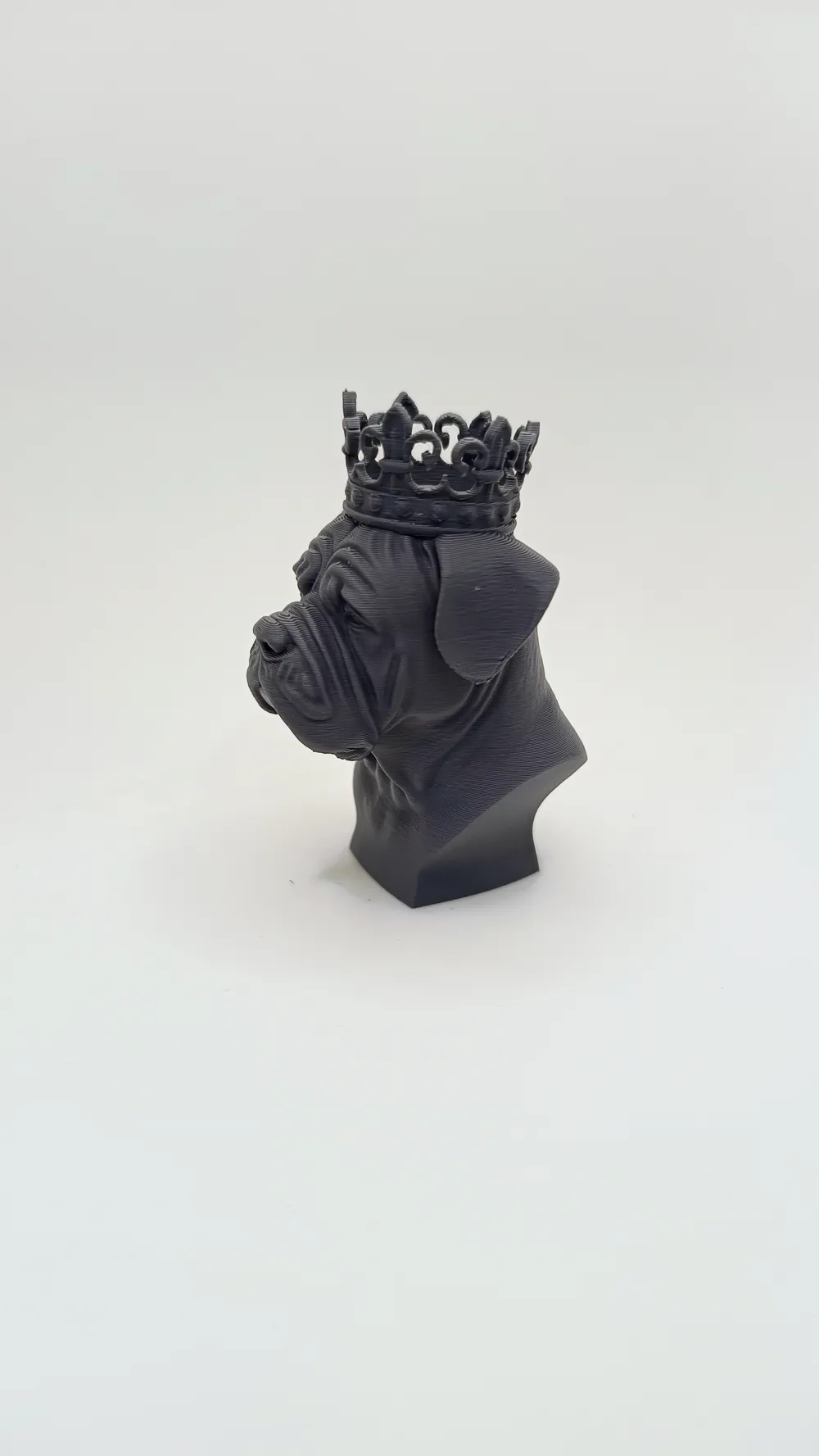 Royal Woof Crown – Dog Bust - Free 3D Print Model - MakerWorld