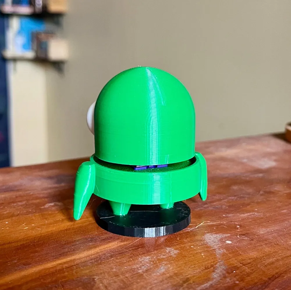 Robot Companion Fidget Clicker Key Cap Figure - Free 3D Print Model ...