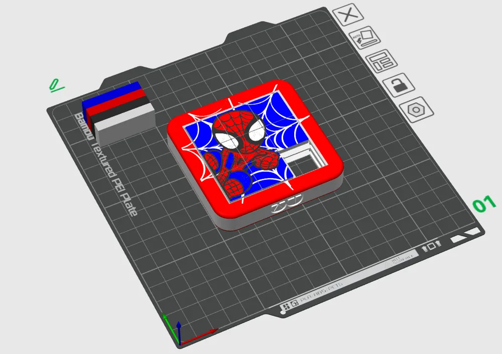 Two-Face Spin and Spidey sliding puzzle by ATI-3D - MakerWorld