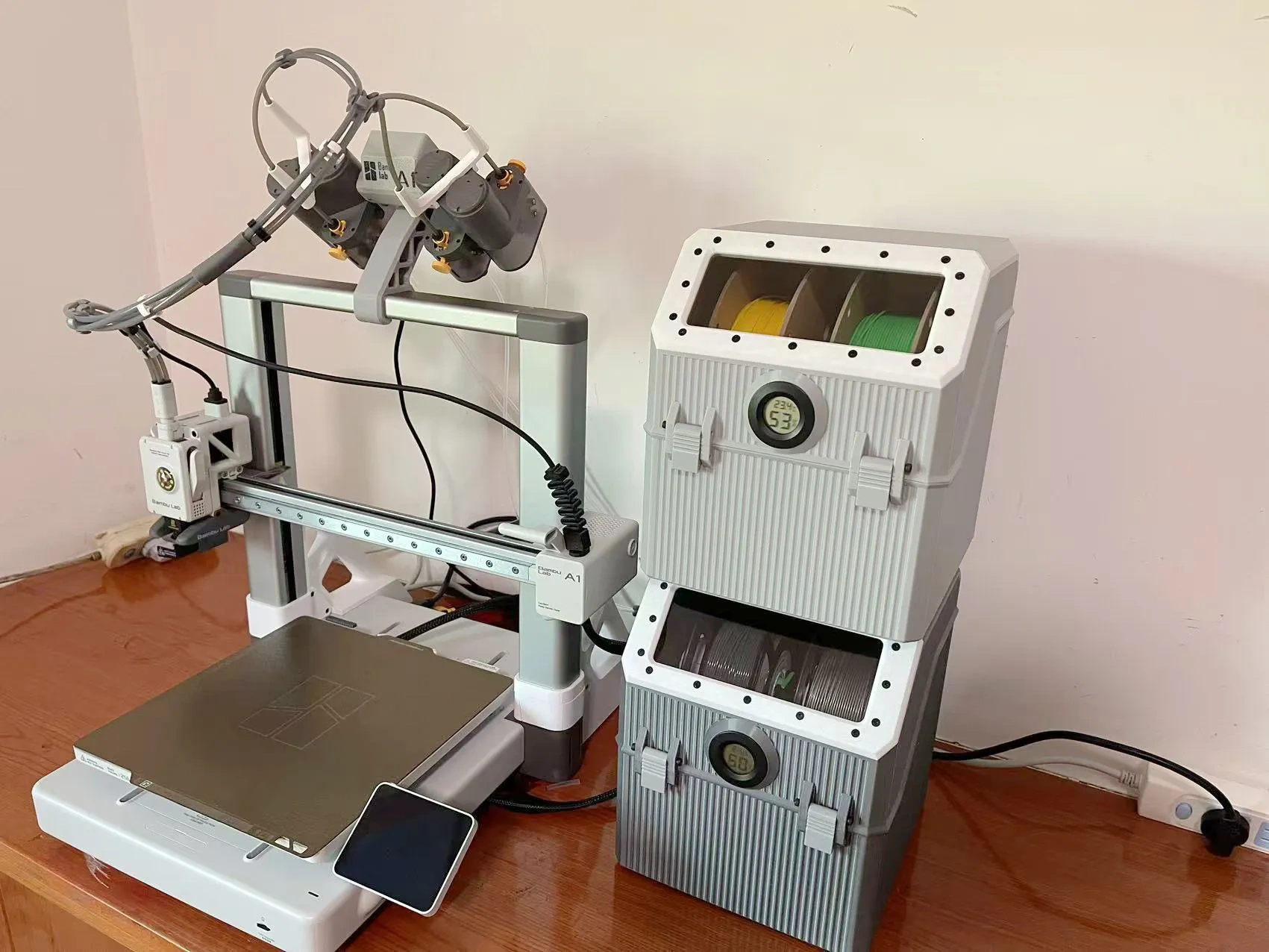 A1 AMS lite Modification Enclosed Dry Box Sealing by Noke - MakerWorld