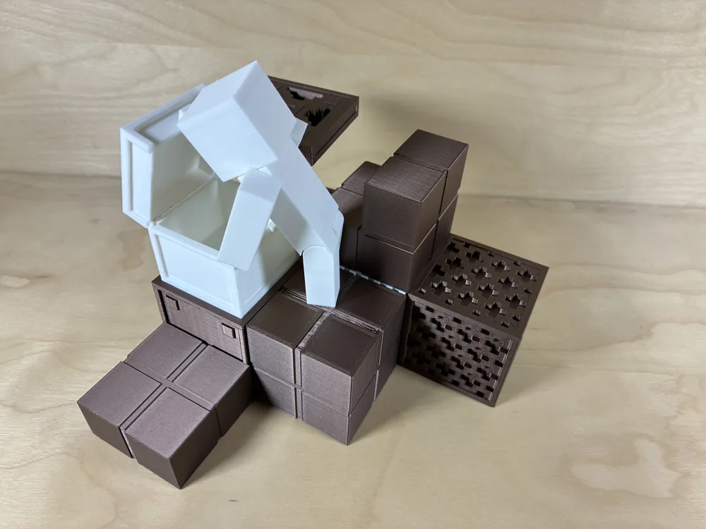 Minecraft Chest Working - Free 3D Print Model - MakerWorld