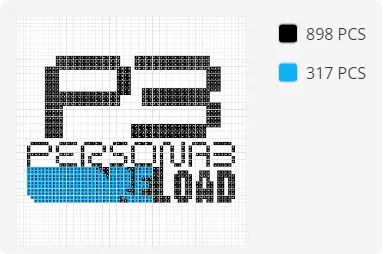 Persona 3 Reload logo pixel puzzle by HuyuH - MakerWorld