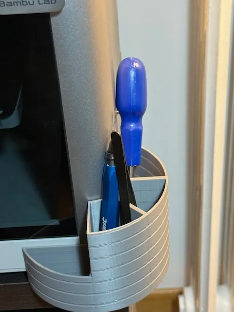 Bambu X1C P1S P1P tools holder dx or sx version by sminervi - MakerWorld