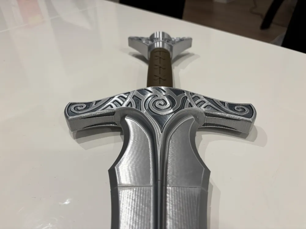 Skyrim Steel Sword - Free 3D Print Model - MakerWorld