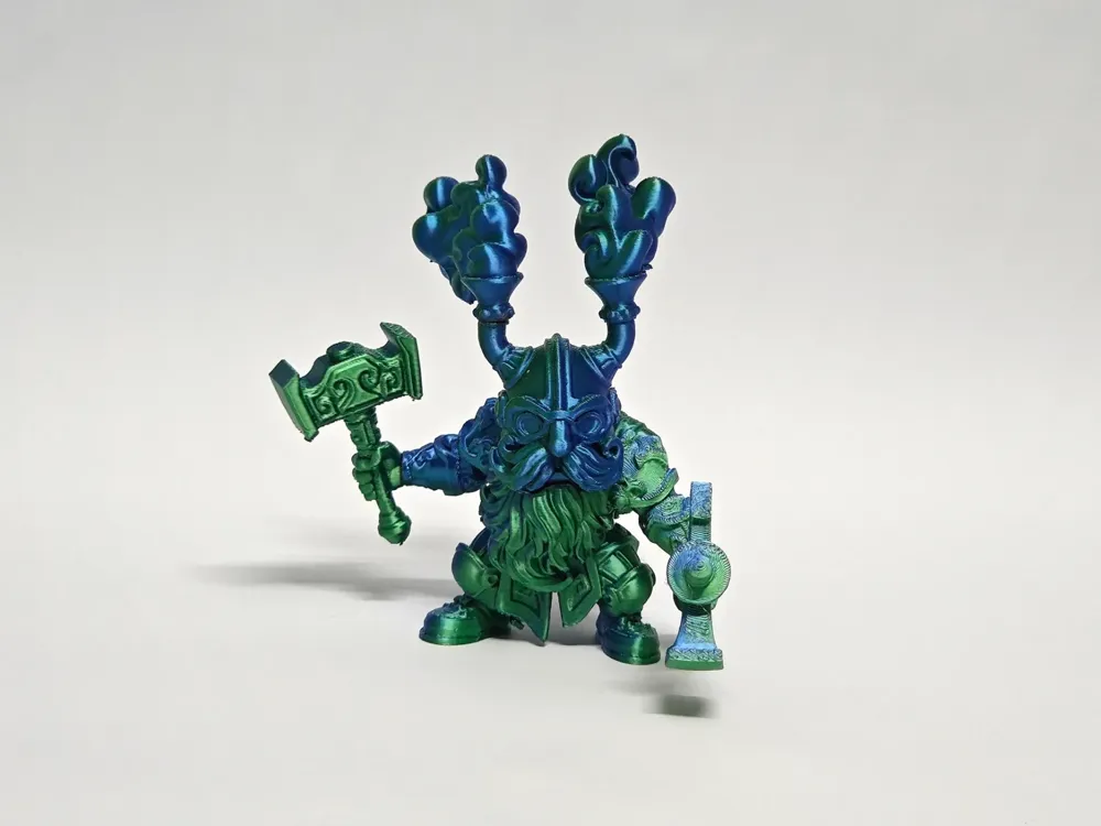 Dwarf - Double Hammer Warrior by Jiyan Structure - MakerWorld