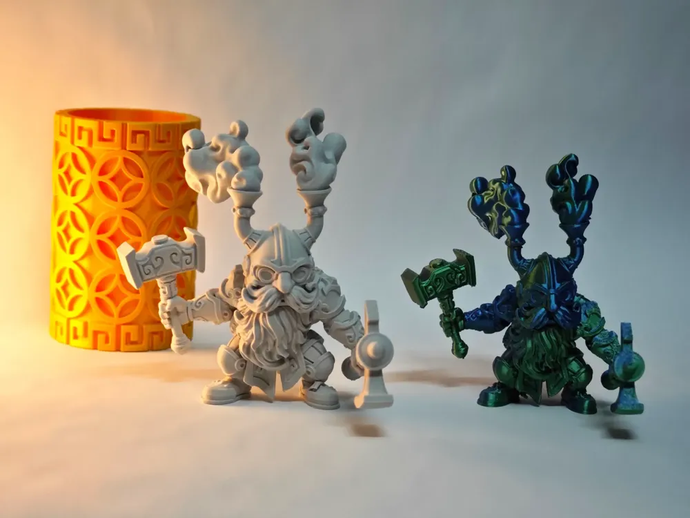 Dwarf - Double Hammer Warrior by Jiyan Structure - MakerWorld
