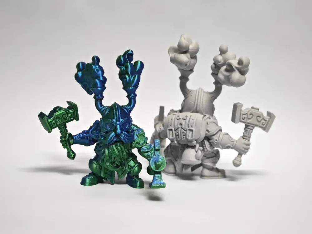 Dwarf - Double Hammer Warrior by Jiyan Structure - MakerWorld