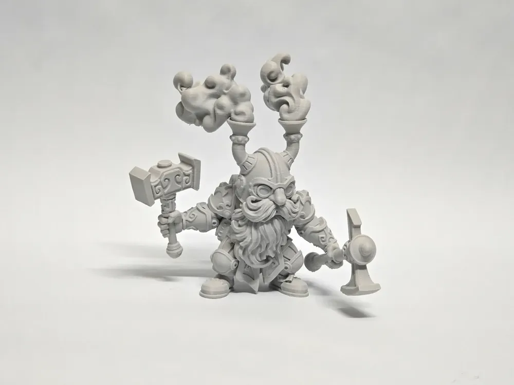 Dwarf - Double Hammer Warrior by Jiyan Structure - MakerWorld
