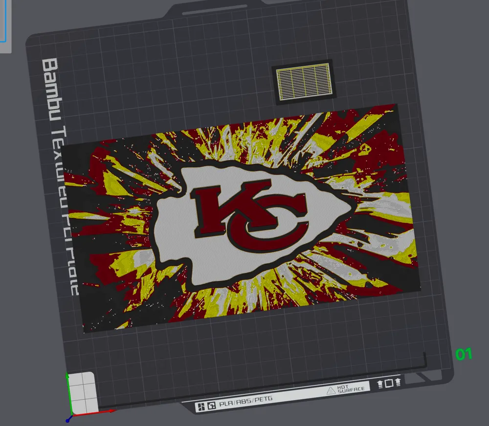 Kansas City Chiefs NFL Logo Custom Hueforge by JabHook - MakerWorld