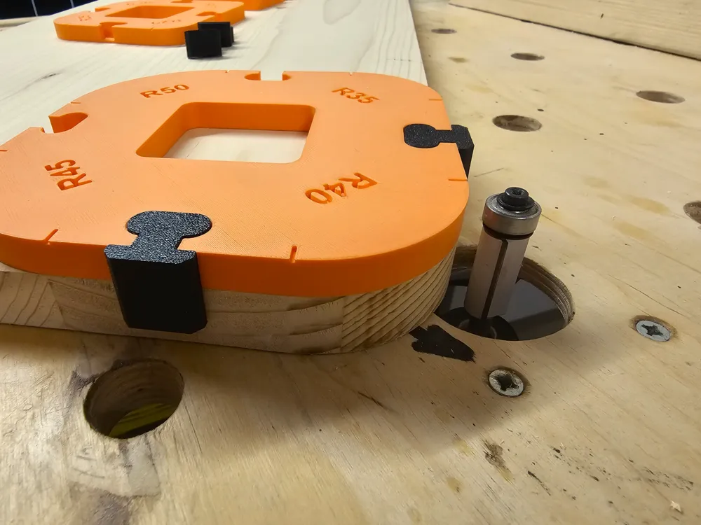 Corner Radius Jig for Router by pomguy MakerWorld: Download Free 3D Models