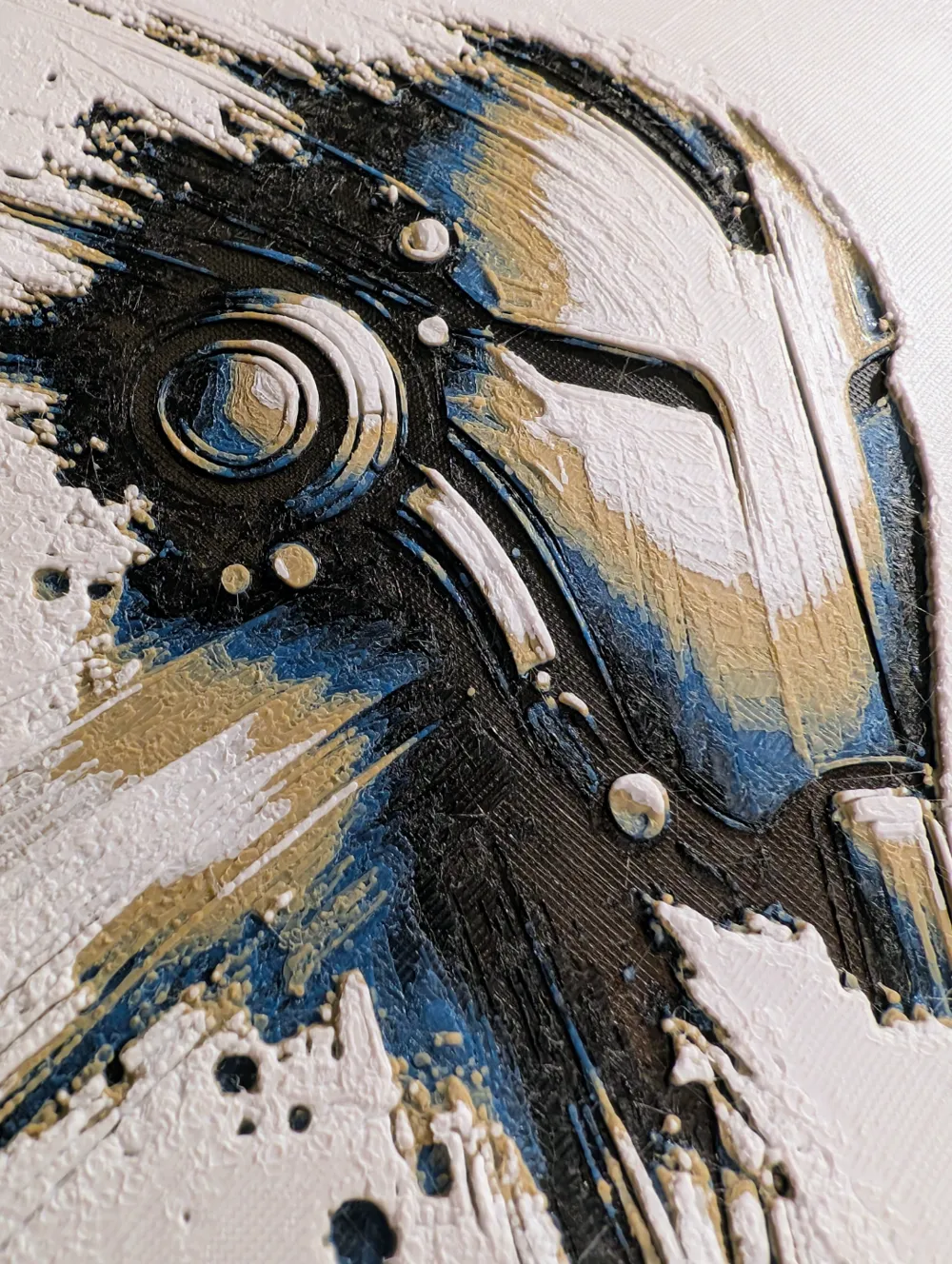 Robot Grunge Painting - HueForge by GunnGravee - MakerWorld