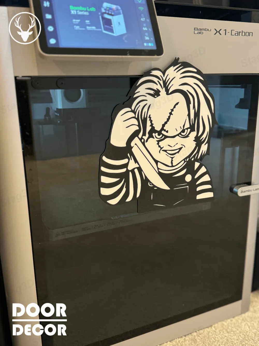 Chucky - Door Decor Series by Stag 3D MakerWorld: Download Free 3D Models