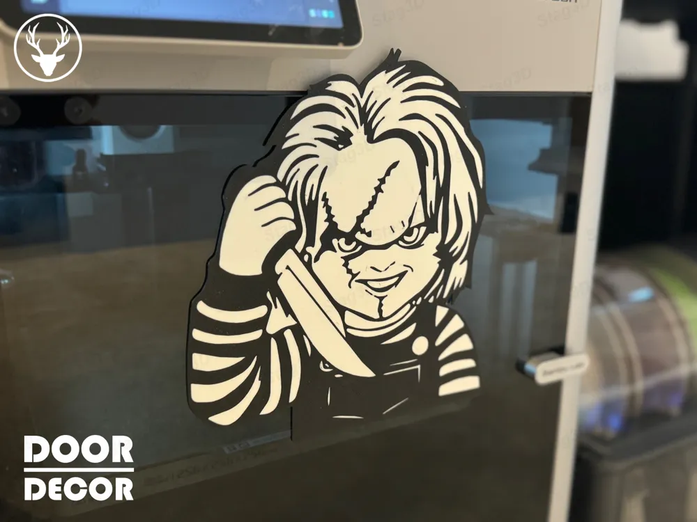 Chucky - Door Decor Series by Stag 3D MakerWorld: Download Free 3D Models