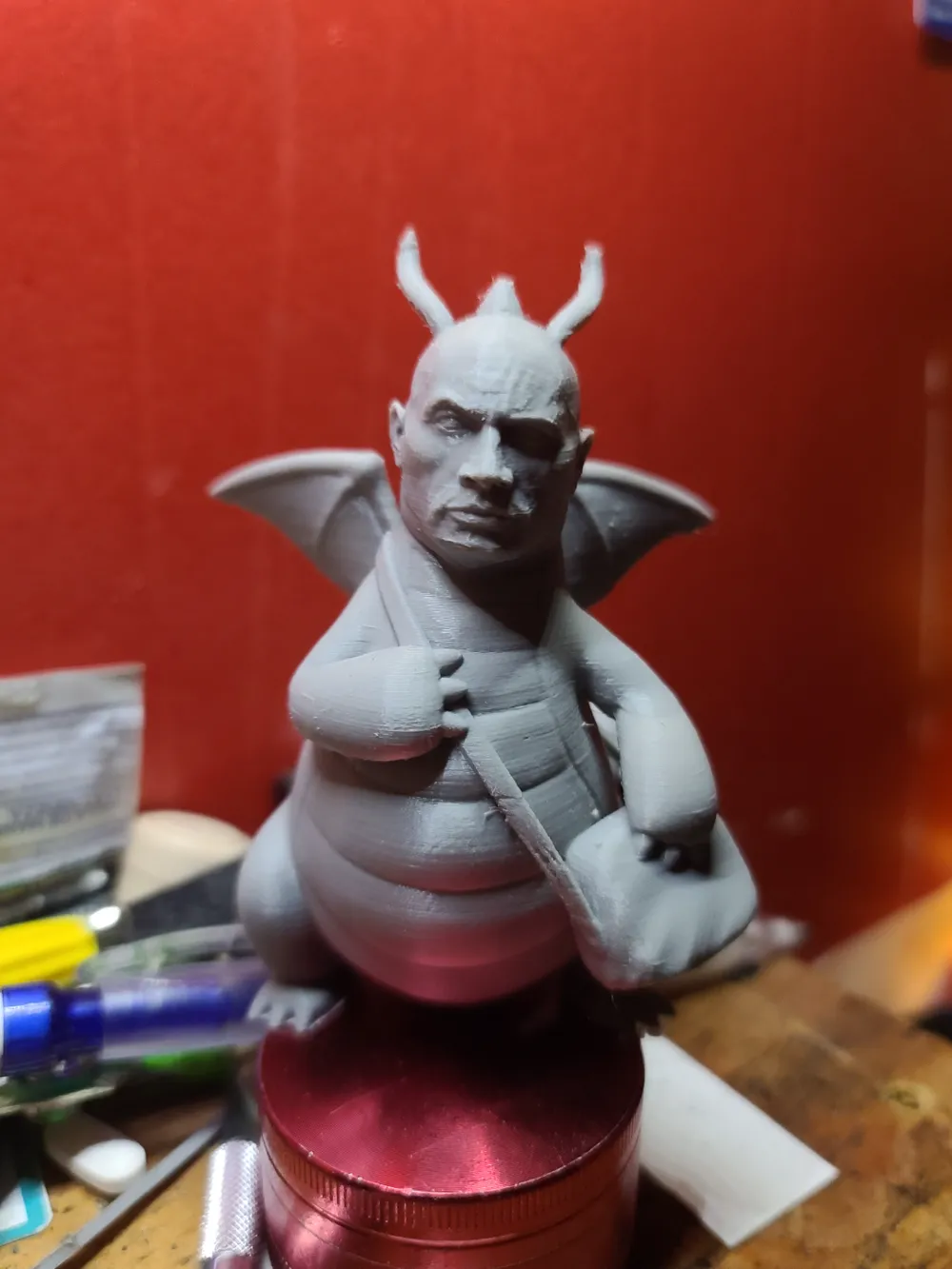 Rockonite (The Rock + Pokemon Dragonite) - Free 3D Print Model - MakerWorld