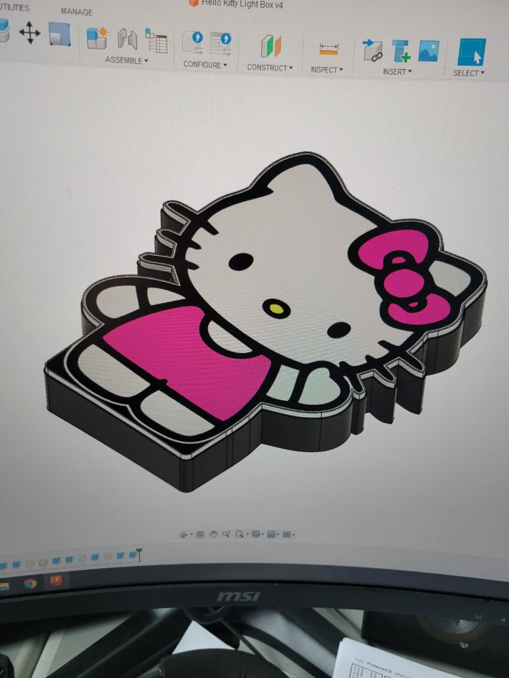 Hello Kitty Light Box by KSG designs - MakerWorld