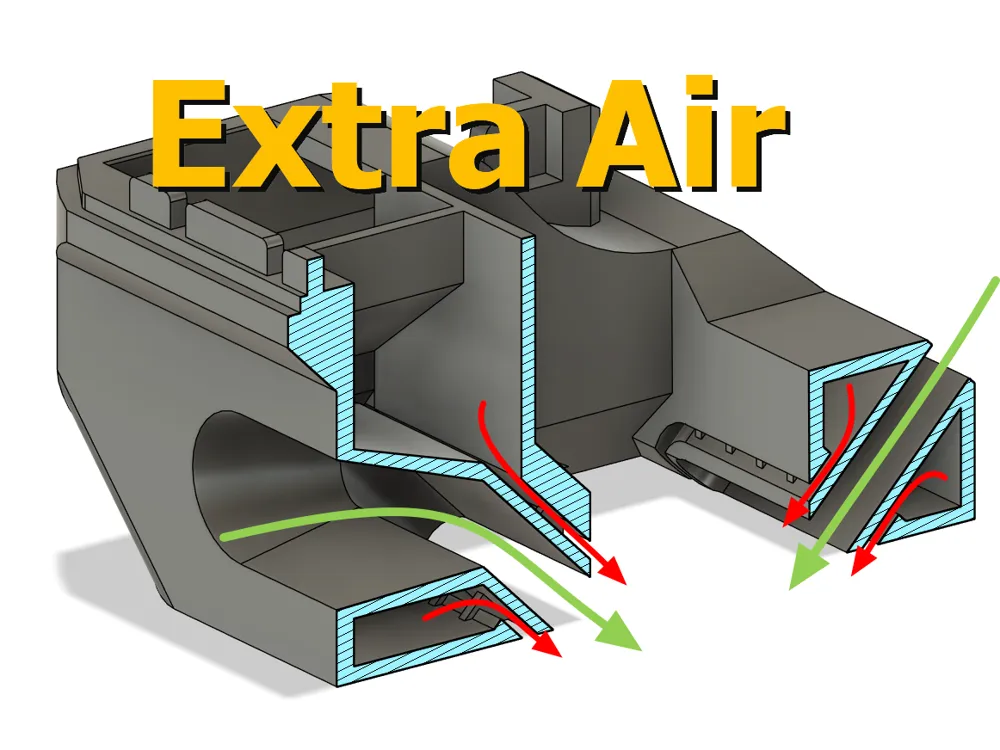 Fan Flow Duct for X1 (Coandă Effect) by FunOrNothing MakerWorld ...