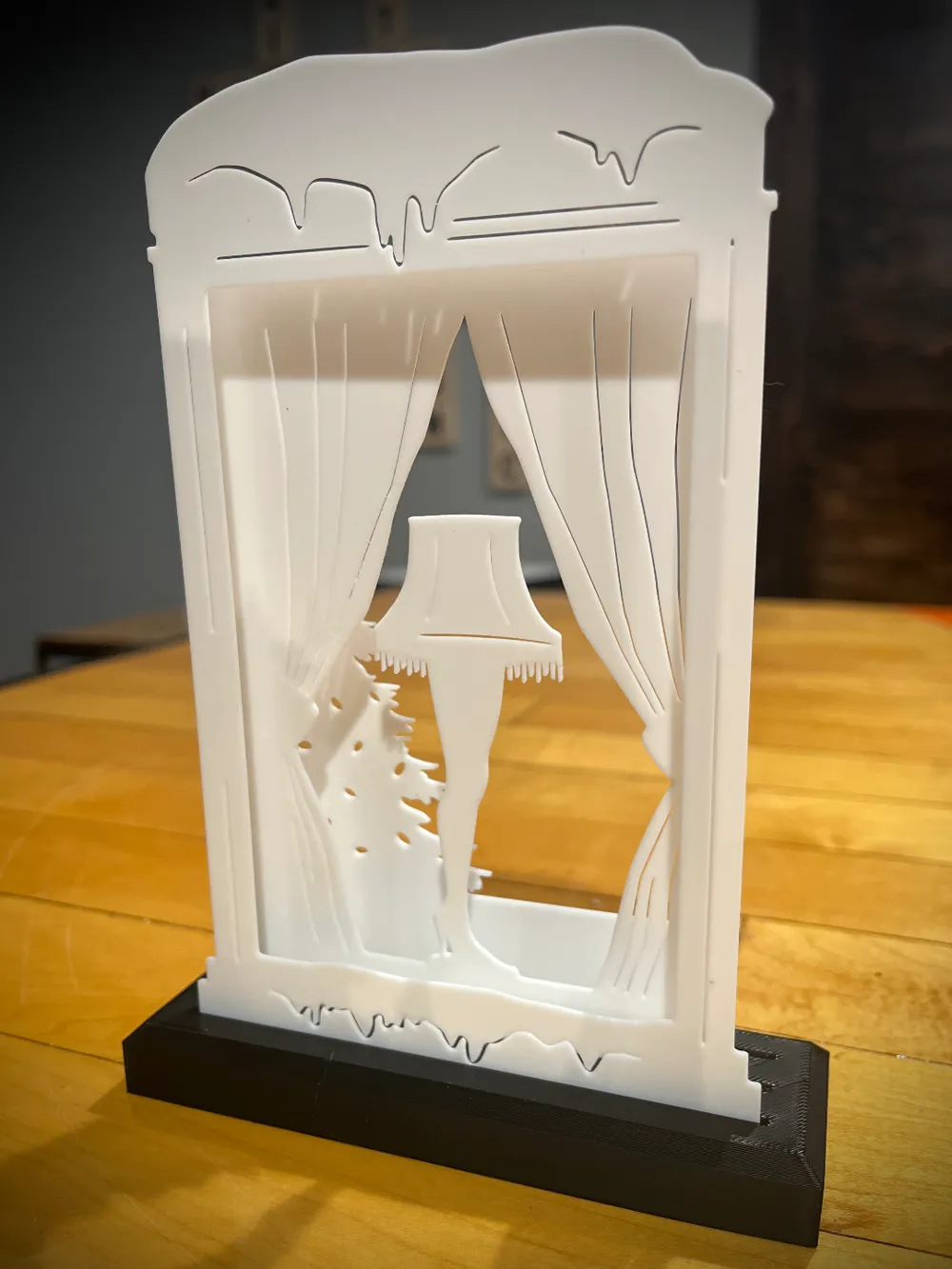 A Christmas Story Leg Lamp Scene by SH Designs - MakerWorld