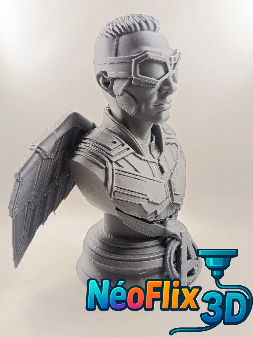 Falcon Bust by Neoflix3d MakerWorld: Download Free 3D Models