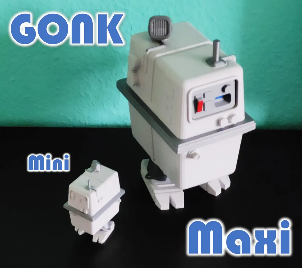 GONK - Buddy Trash Can (GNK) - Star Wars - Free 3D Print Model - MakerWorld
